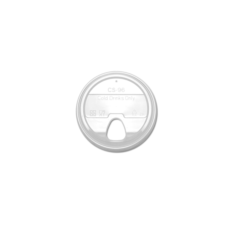 PLA Clear Sippy Strawless Lid (9oz-24oz) 1000/case – Green Safe Products